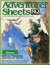 Human Adventurer Sheets by Avalon Hill 8574 - The Dragons Trove