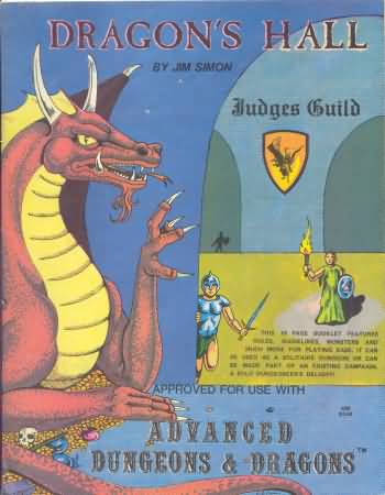 Dragon's Hall by Judges Guild 630 - The Dragons Trove