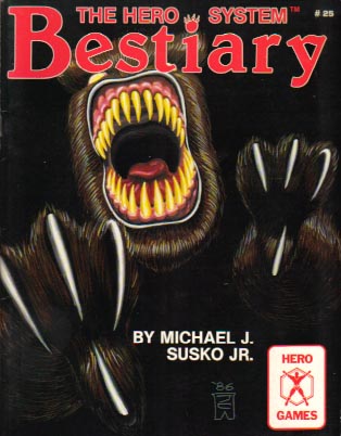 Hero System Bestiary by Hero Games 25 - The Dragons Trove