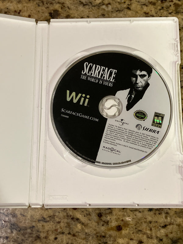 Scarface: The World is Yours (Wii) - no manual - The Dragons Trove