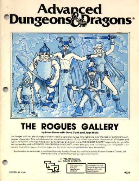 The Rogues Gallery by TSR 9031 - The Dragons Trove