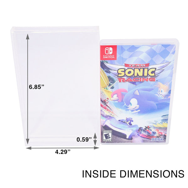 Premium Acrylic Case for Nintendo Switch Plastic & Steelbook Games ...