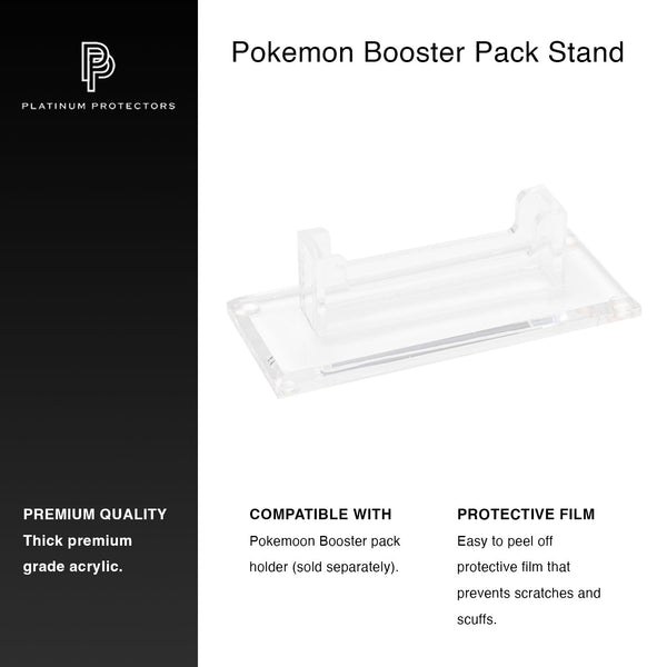 Premium Acrylic Stand for Pokemon Booster Packs - The Dragons Trove