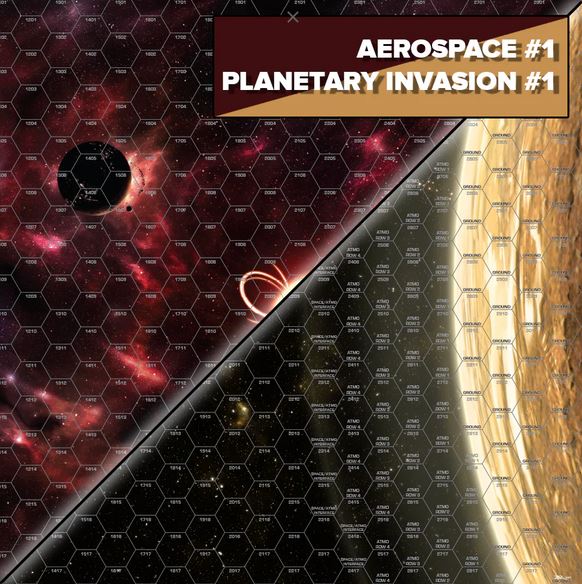 Battletech Aerospace #1/Planetary Invasion #1 - Battle Mat - The ...