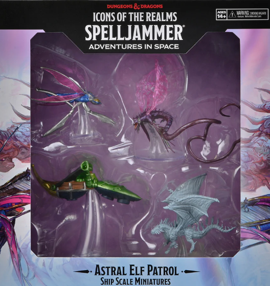 Astral Elf Patrol - Spelljammer Ship Scale - The Dragons Trove