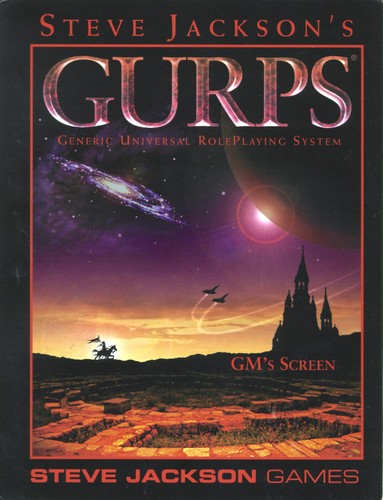 GURPS 3rd GM Screen by Steve Jackson Games 6414 - The Dragons Trove