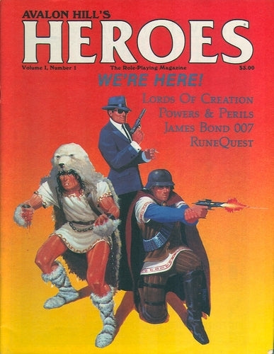 Heroes Magazine Vol. 1 #1 by Avalon Hill 101 - The Dragons Trove