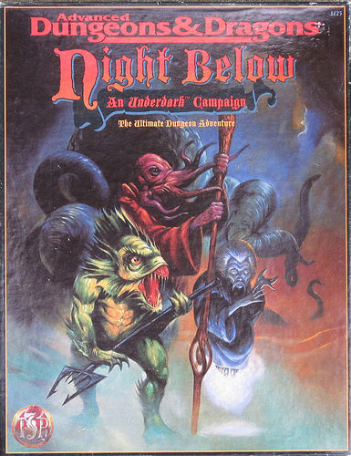 Night Below box set by TSR 1125 - The Dragons Trove