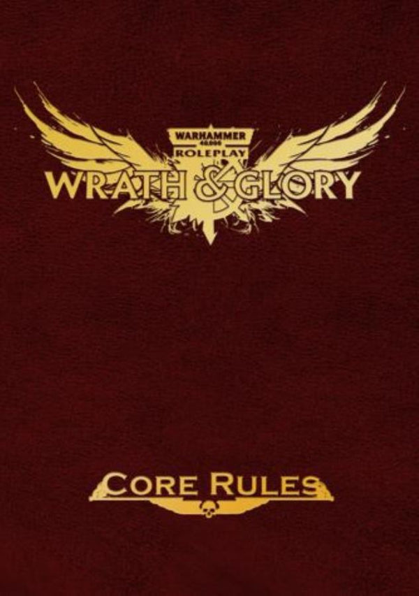 Warhammer 40K: Wrath & Glory RPG - Red Leatherette - The Dragons Trove
